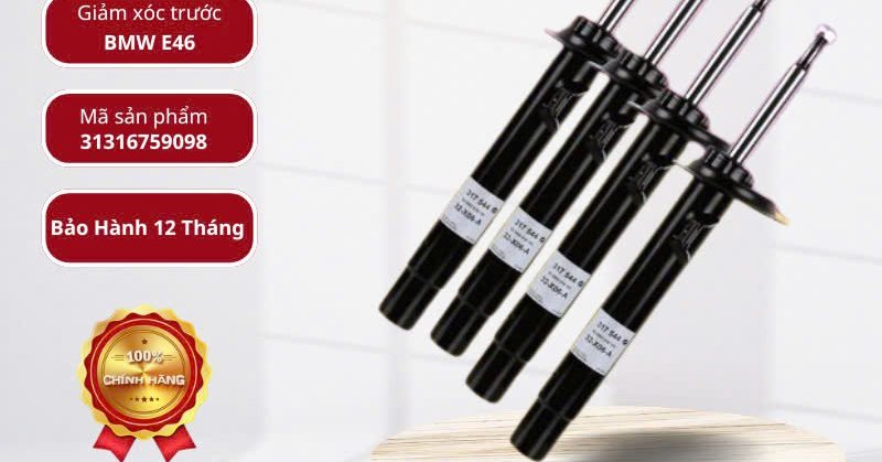 Giảm xóc trước BMW E46, 31316759098 - Phụ tùng 3T